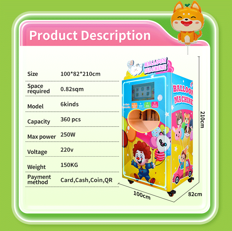 Full Automatic Balloon Vending Machine