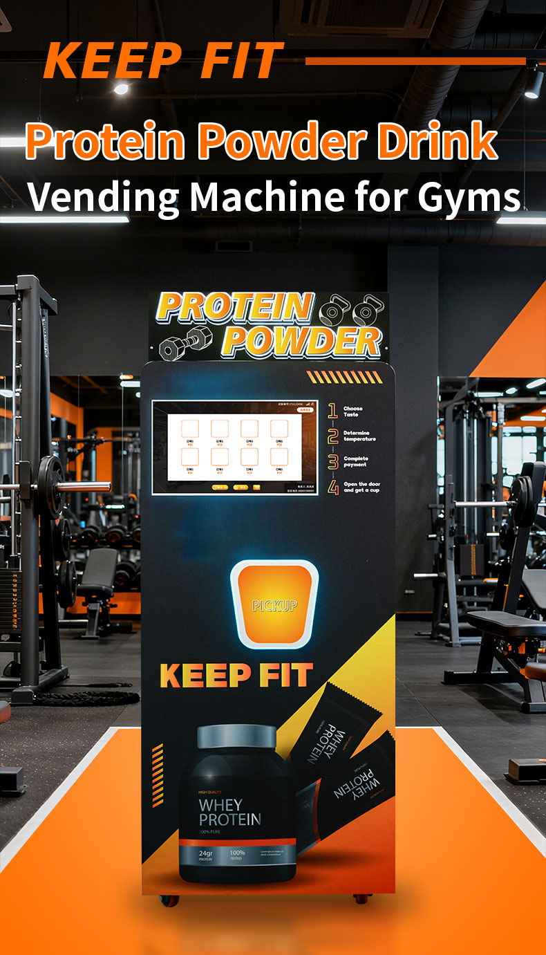 Caiyunjuan Full Automatic Protein Powder Vending Machine for Gym